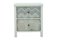China Beige 40cm High MDF Side Tables With 30KG Capacity for sale