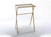 China Free Standing 50KG 86cm High Bamboo Towel Rail for sale
