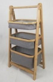 China BSCI Knock Down 3 Tier Laundry Basket With Drawers for sale