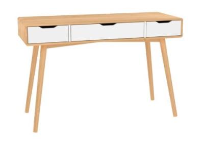 China 40KG Height 76cm Bamboo Writing Desk With PVC Veneer for sale