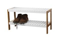 China 36cm Height Wooden Shoe Rack for sale