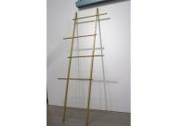China BSCI 154cm High Standing Full Bamboo Towel Rack With 4 Bars for sale