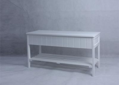 China Pine Wood 33cm Wide 46cm High Entryway Shoe Bench for sale