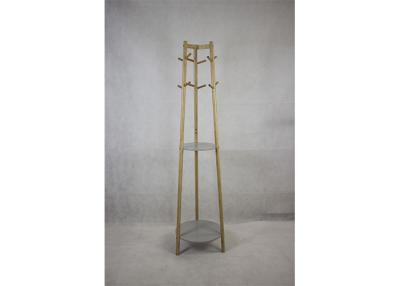China 12 Hanger 10kg 170cm Height Coat Rack With Shoe Bench for sale