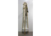 China 12 Hanger 10kg 170cm Height Coat Rack With Shoe Bench for sale
