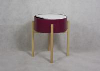 China BSCI 48cm Height Round Wood Coffee Table For Bedroom for sale
