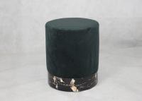 China 60KG 32cm Width Dark Blue Dressing Table Stool for sale