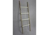 China Nature Color And Beige 50cm Wide Knock Down Bamboo Bathroom Shelf for sale