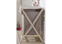 China BSCI 67cm Height Laundry Basket Hamper With Lid for sale