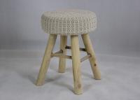 China Modern Dressing Table Stool With Non-Slip Pads for sale