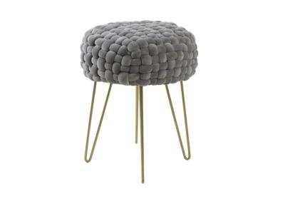 China Fashion Pure Hand Knitting Creative Kd Nordic Stool Shoe Changing for sale