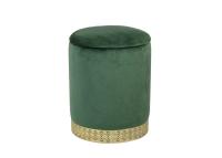 China Breathable Flannel Fabric 40.5cm Height Nordic Stool for sale
