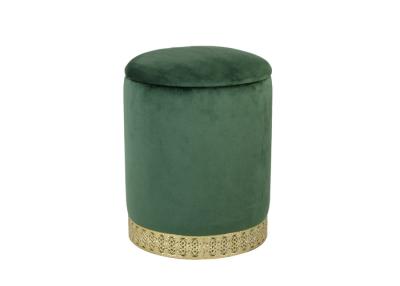 China Breathable Flannel Fabric 40.5cm Height Nordic Stool for sale