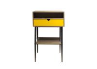 China 1 Storage Drawer Metal Tube Legs 105CM Bamboo Writing Desk for sale