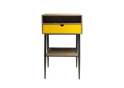 China 1 Storage Drawer Metal Tube Legs 105CM Bamboo Writing Desk for sale