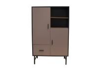 China Paper Veneer Finish Mdf Painting BSCI 20KG Bedroom Storage Stand for sale