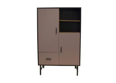 China Paper Veneer Finish Mdf Painting BSCI 20KG Bedroom Storage Stand for sale