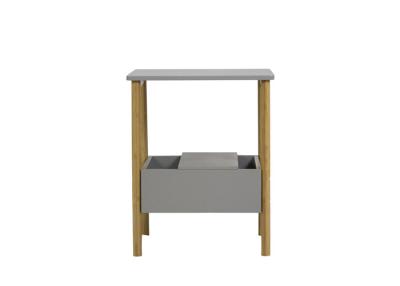 China Mdf Painting 50cm Height Navy BSCI Bamboo Organizer Shelf for sale