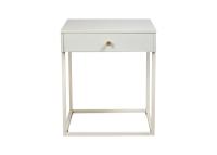 China BSCI 50cm Height One Drawer Coffee Table With Metal Legs for sale