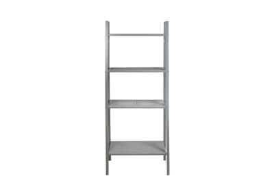 China 5KG Loading 148cm Height White Metal Ladder Bookshelf for sale