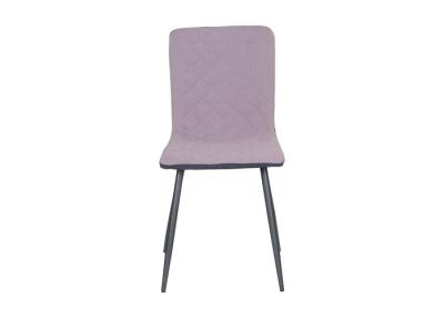 China 50cm Length Sculpted Back Fabric Side Chair With 70kg Loading Capacity for sale
