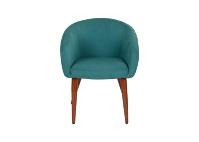 China Versatile Hardwood Leg 77.5cm Height 70kg Load Fabric Lounge Chair for sale