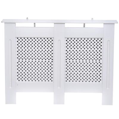 China Black Walnut Color Wood Radiator Cover Slatted Design for sale