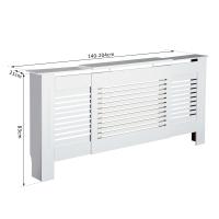 China Study Room MDF Wood Radiator Cover Matte Finished for sale