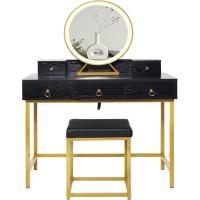 China Solid MDF Wood Mirrored Dresser Table 133cm Height With Melamine for sale