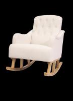 China Fabric Foam 4 Solid Wood Legs Side Chair Beige Color 89cm Height for sale