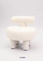 China Indoor Fabric Foam Lounge Side Chair 57cm Height 70KG Loading Capacity for sale