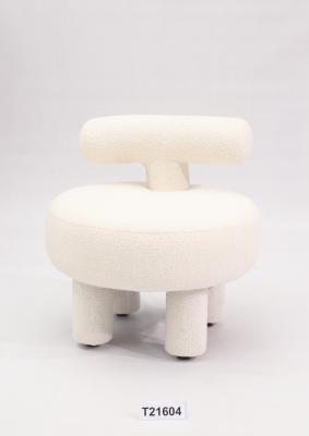 China Indoor Fabric Foam Lounge Side Chair 57cm Height 70KG Loading Capacity for sale