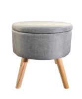 China Living Room 4 Wood Legs Leisure Lounge Chair 45 Cm Height for sale