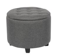 China Indoor Fabric Foam Lounge Side Chair 57cm Height 70KG Loading Capacity for sale