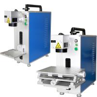 China High Speed Stainless Steel Metal Laser Marking Machine for sale