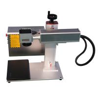 China Rotary 20W 30W 50W Mini Portable Laser Marking Machine for sale