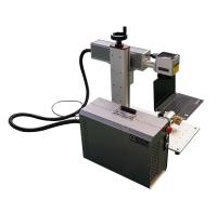 China Rotary 20W 30W 50W Mini Portable Laser Marking Machine for sale