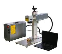 China Mopa Color Fiber Laser Metal Laser Marking Machine for sale