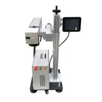China 20W 30w 50w CO2 Fly Laser Marking Machine For Plastic for sale