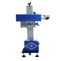 China 20w 30w Flying CO2 Laser Marking Machine With Conveyor for sale