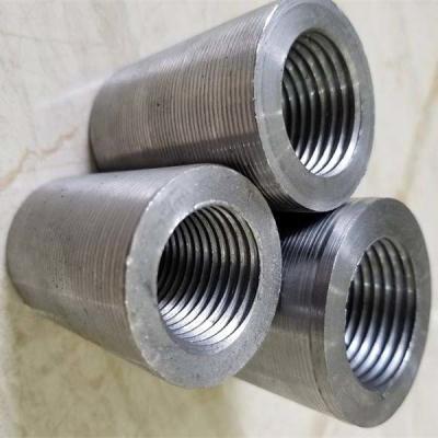 China Connection Parallel Steel Bar Coupler Straight Threaded Rebar Sleeve For Construction for sale