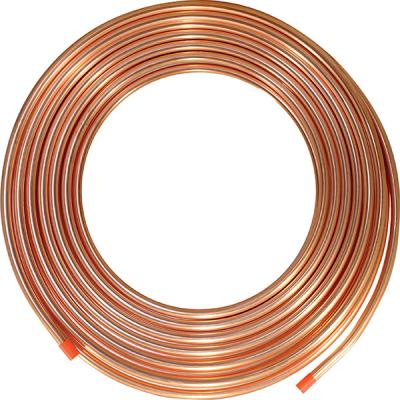 China Seamless Copper Tube 1/4 3/8 1/2 5/8 Inch OD 10mm for Air Conditioner Refrigerator for sale