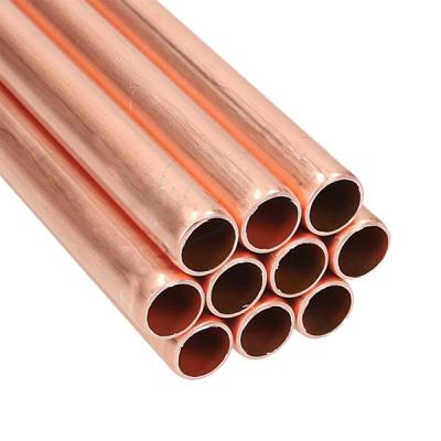 China C10100 C11000 T2 Straight Copper Tube Pipe 6m Length for Water Heater HVAC for sale