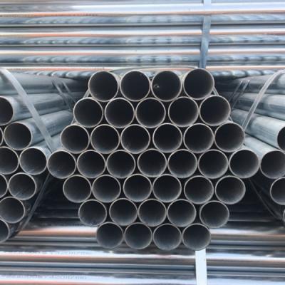 China Round Hot Dip Galvanized Steel Pipe 1.5-70mm ERW for Greenhouse Building Construction for sale