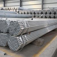 China Hot Dip Galvanized Steel Pipe Q195 Q235 Q345 2-4mm Wall Thickness for sale