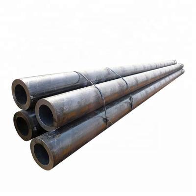 China 4 Inch ASTM A53 Schedule 40 Black Steel Pipe Hot Rolled 5.8m-12m Length for sale