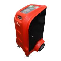 China 0.75KW Red R134a Recycling Car Air Conditioning Recovery Machine With Sight Glass for sale