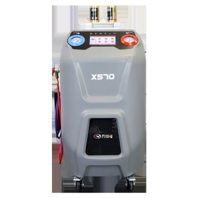 China Mini Tank Charging AC Refrigerant Recovery Machine With Sight Glass for sale
