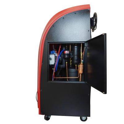China Red ABS Car Refrigerant Recovery Machine With Electronic Scale for sale