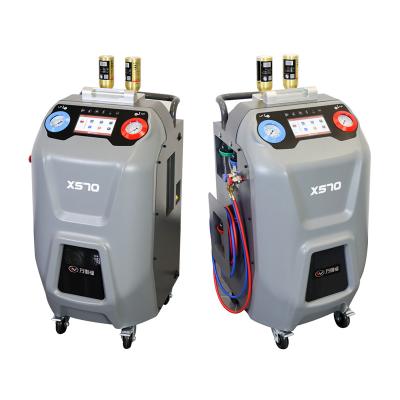 China 220V R134a Automotive Freon Recovery Machine With Flushing for sale